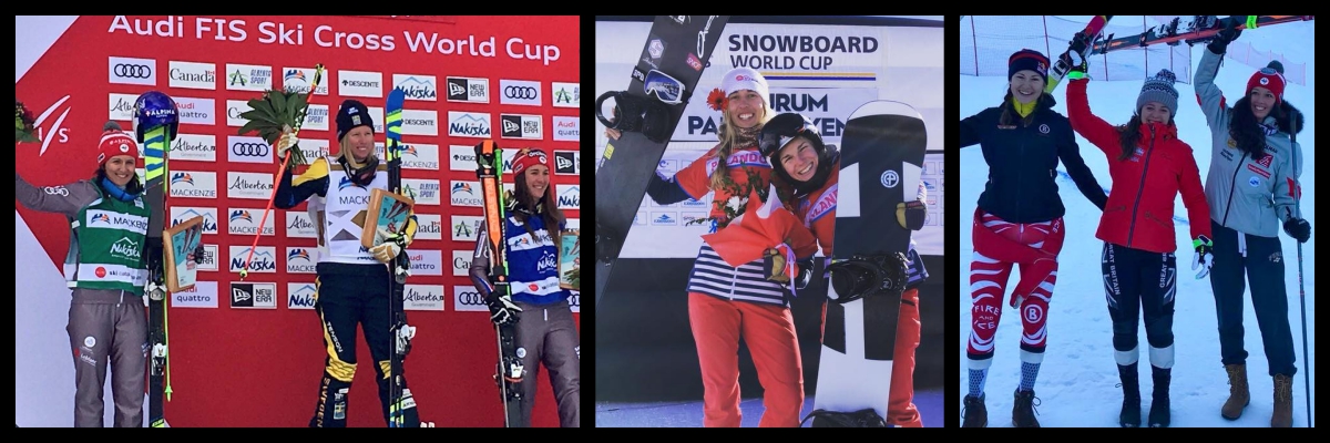 Sur une ou 2 planches, les françaises rafflent tout en boarder cross ...